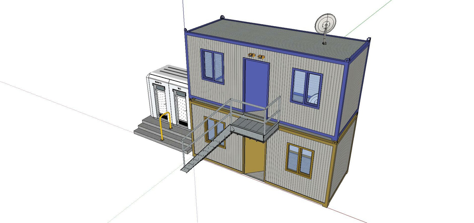 ArtStation - City Simple Art Building-Container-027 | Resources