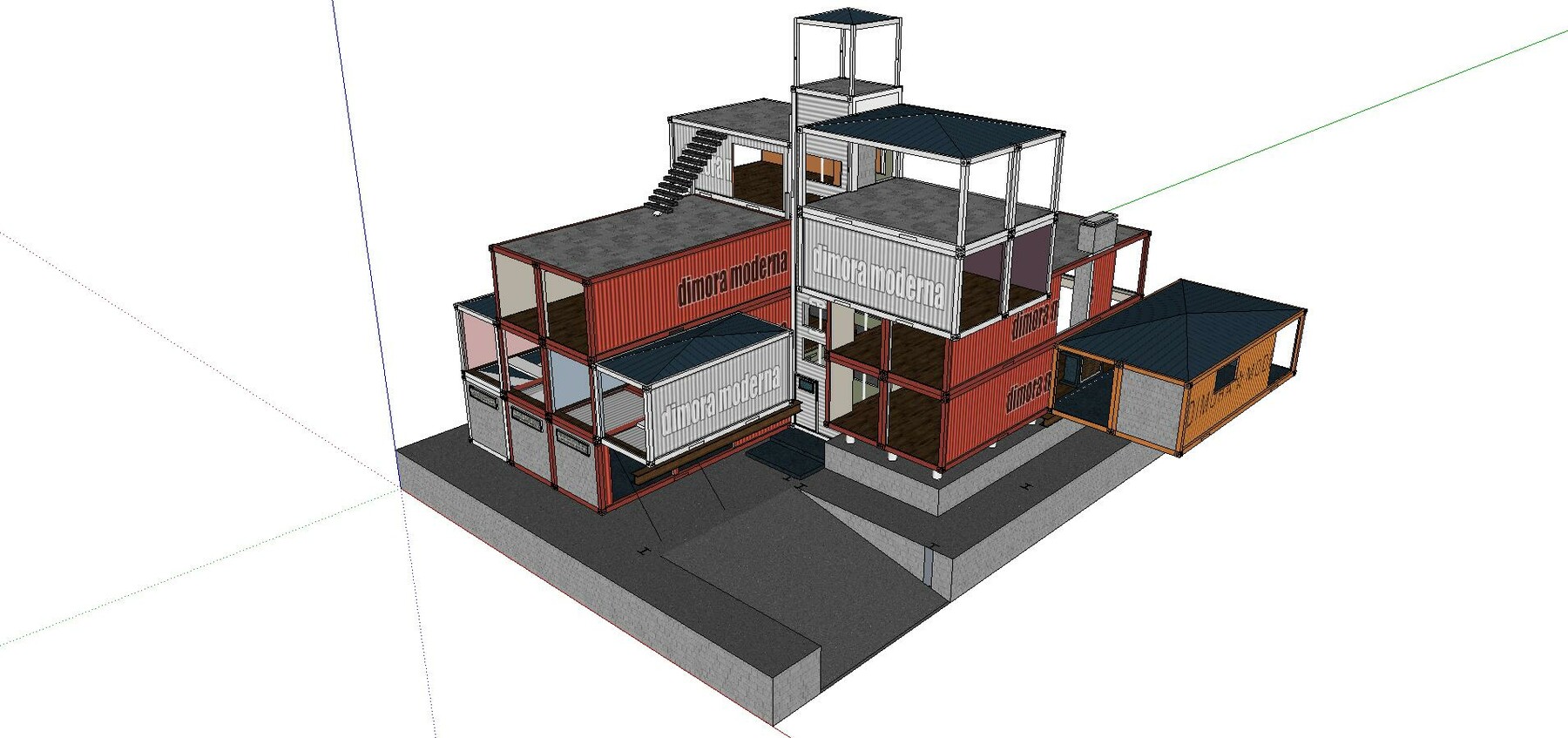 ArtStation - City Simple Art Building-Container-036 | Resources