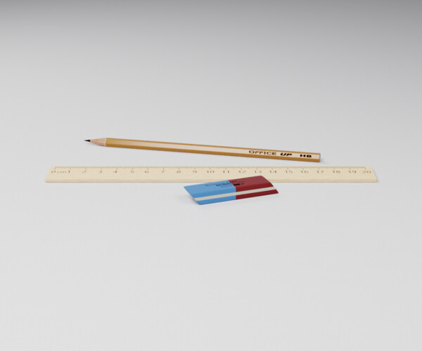 ArtStation - Wooden ruler | Resources