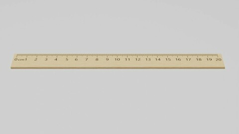 ArtStation - Wooden ruler | Resources