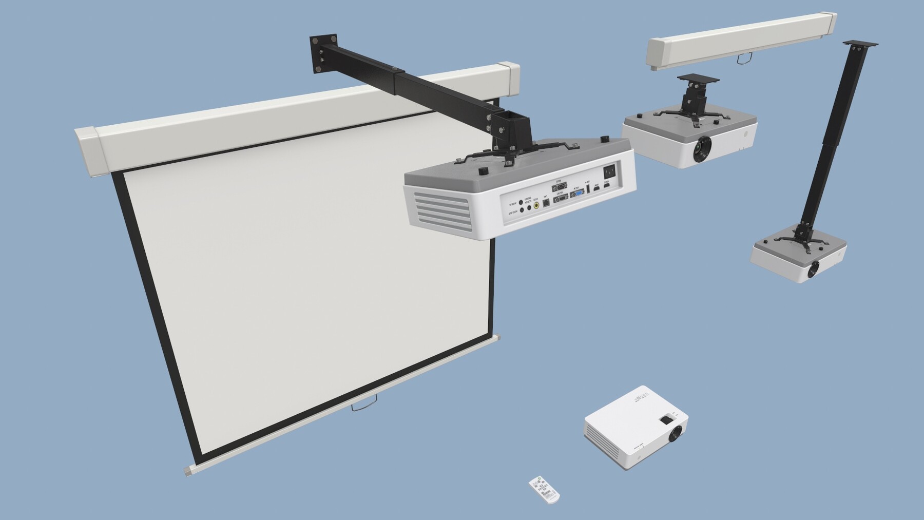 ArtStation - Projector and Screen | Game Assets