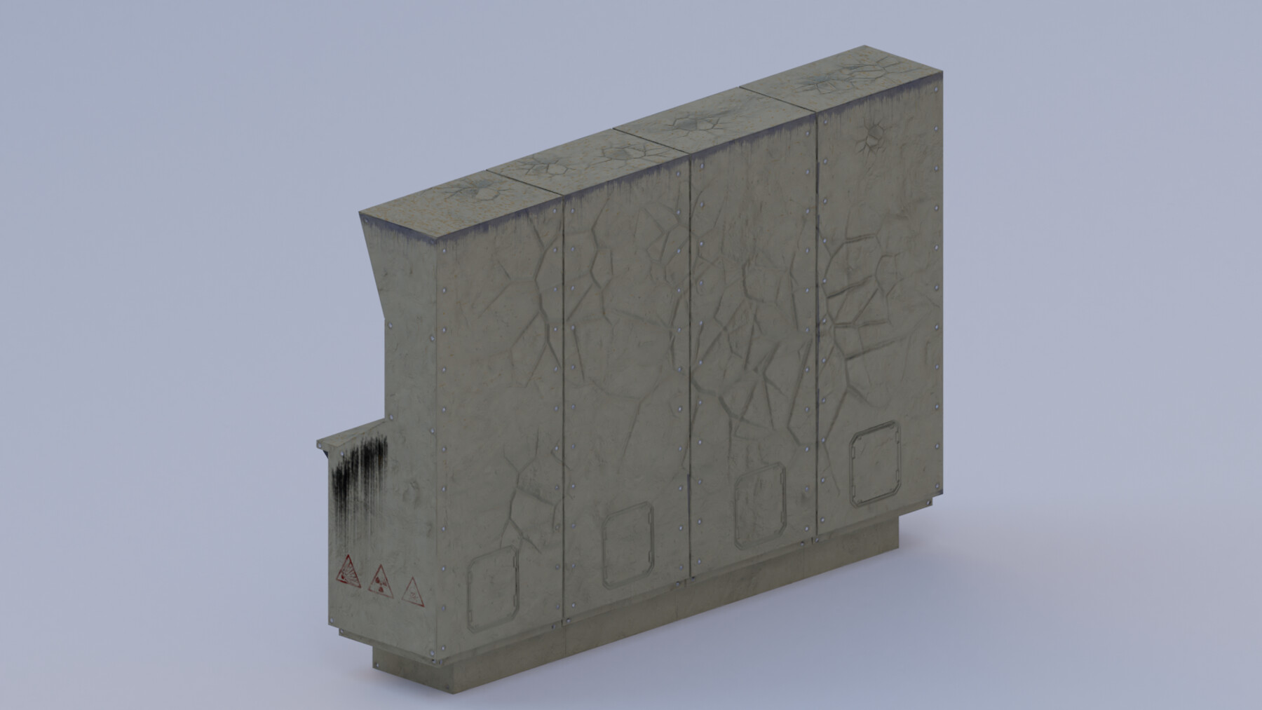 ArtStation - Main power plant control panel Game-Ready 3D model | Resources