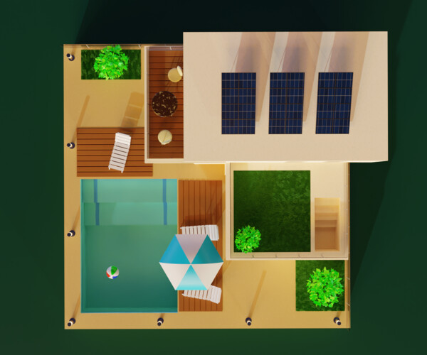 ArtStation - Modern House Scene | Game Assets