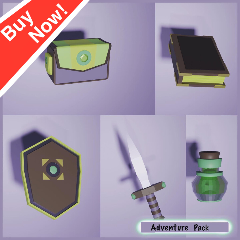 ArtStation - Low Poly Adventure Pack! | Game Assets