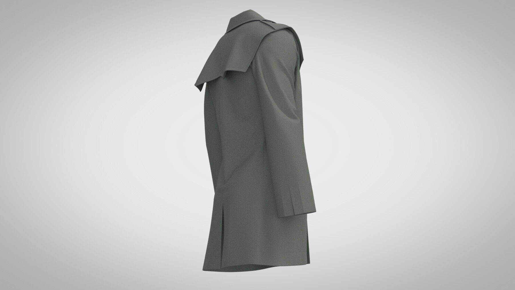 ArtStation - Trench Coat, Marvelous Designer, Clo3D, +fbx, obj | Game ...