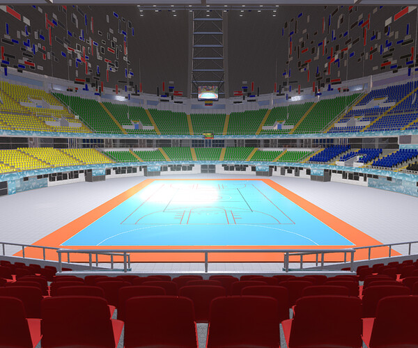 ArtStation - Indoor Sports Arena | Resources