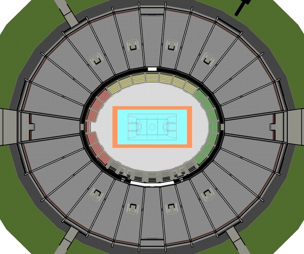 ArtStation - Indoor Sports Arena | Resources