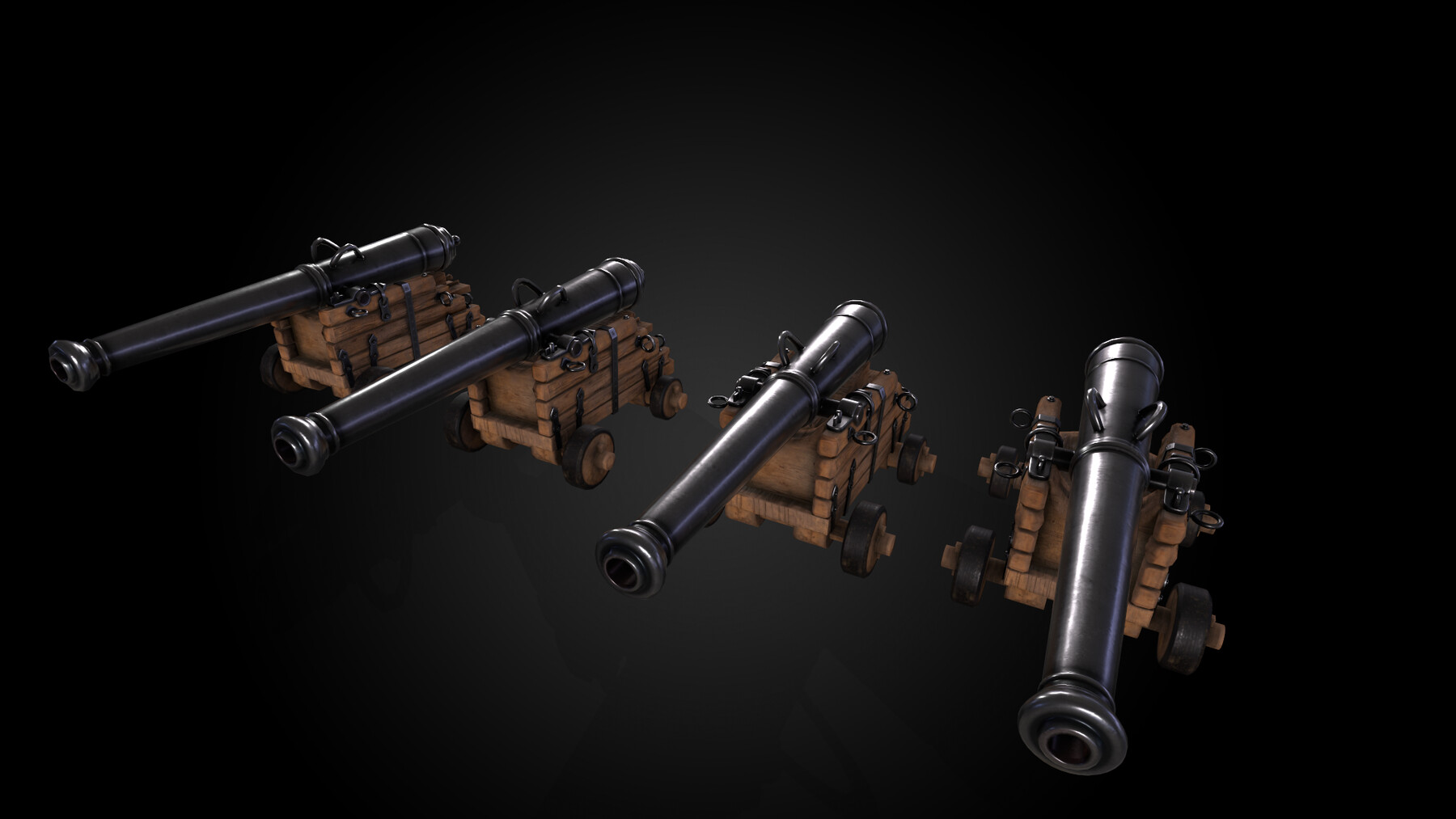 ArtStation - Naval gun / Gun Ship | Game Assets