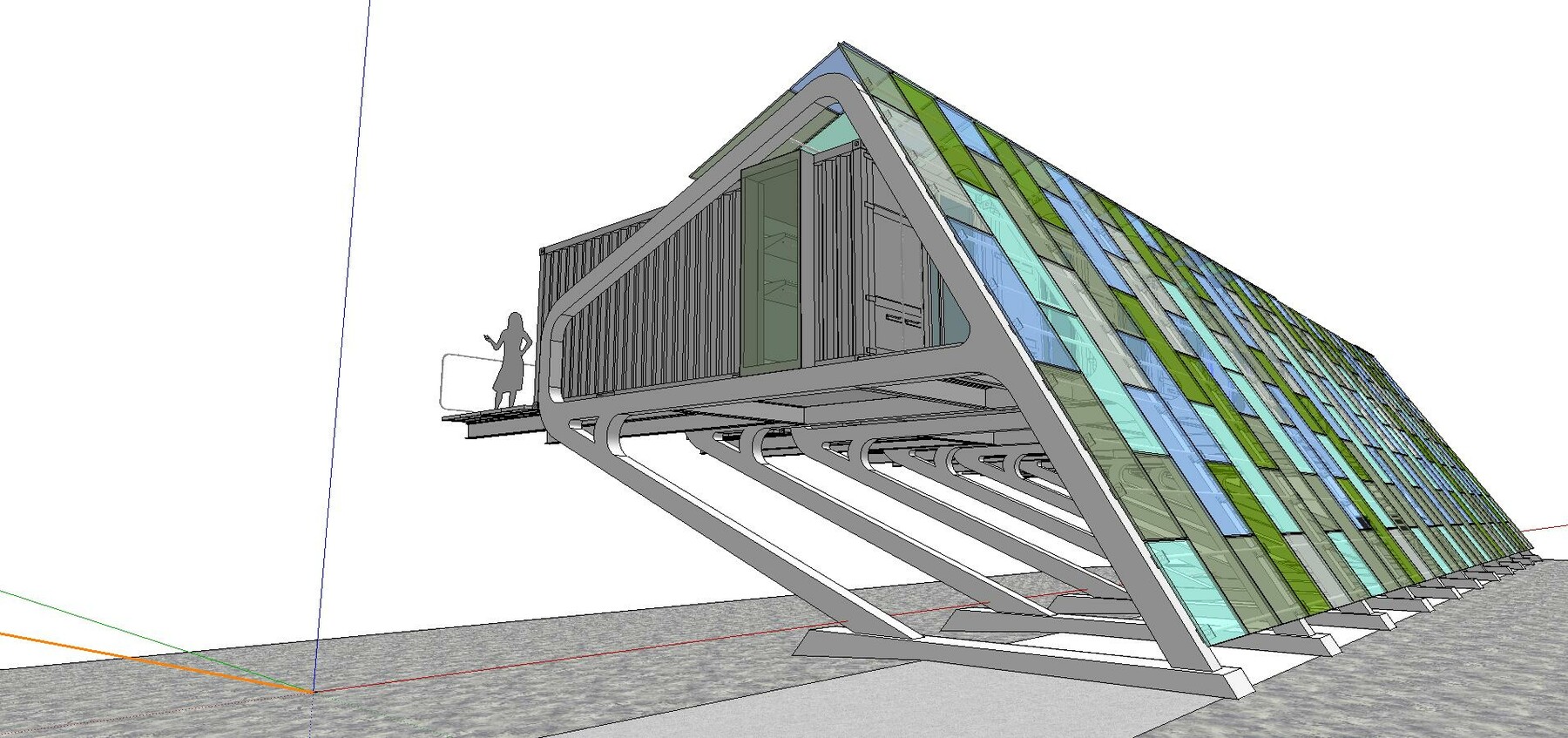 ArtStation - City Simple Art Building-Container-0124 | Resources