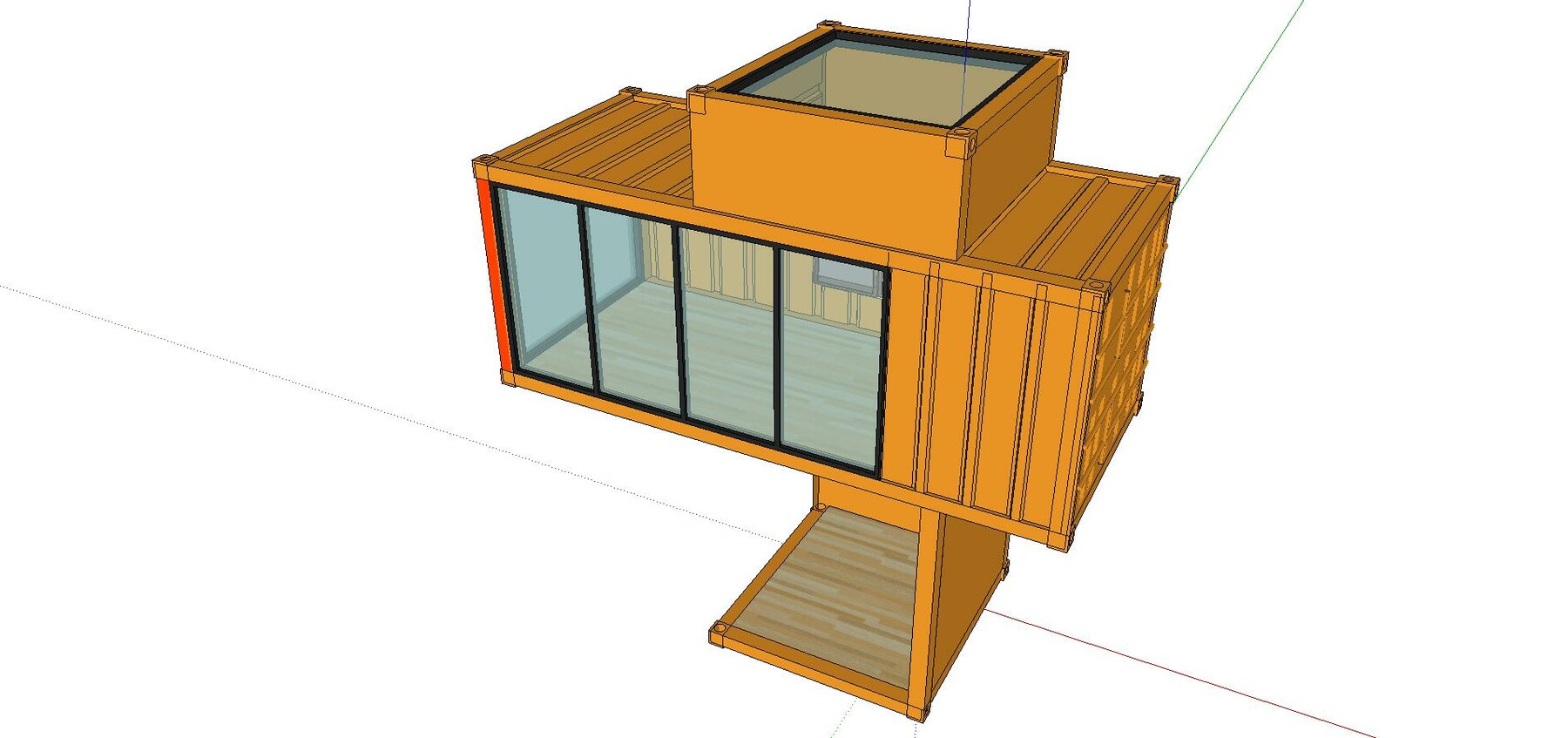ArtStation - City Simple Art Building-Container-0149 | Resources