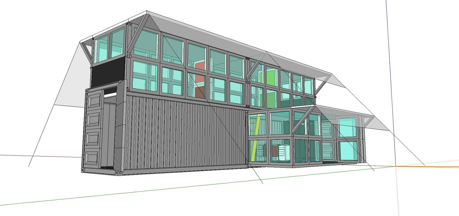 ArtStation - City Simple Art Building-Container-0289 | Resources