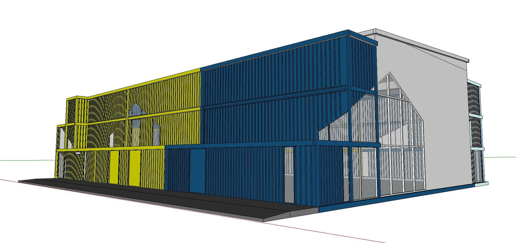 ArtStation - City Simple Art Building-Container-0282 | Resources