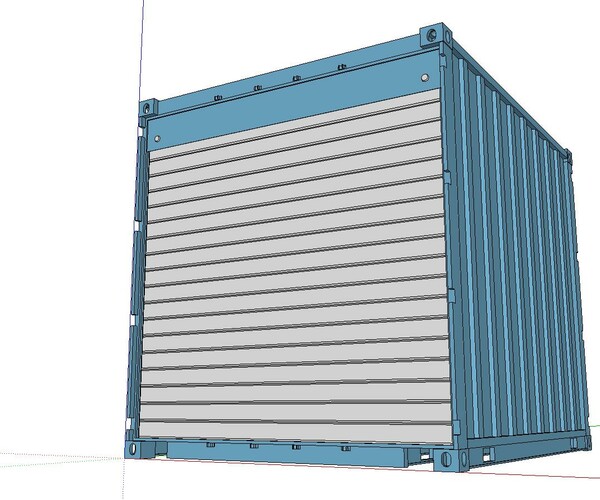 ArtStation - City Simple Art Building-Container-0251 | Resources