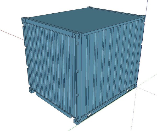 ArtStation - City Simple Art Building-Container-0251 | Resources