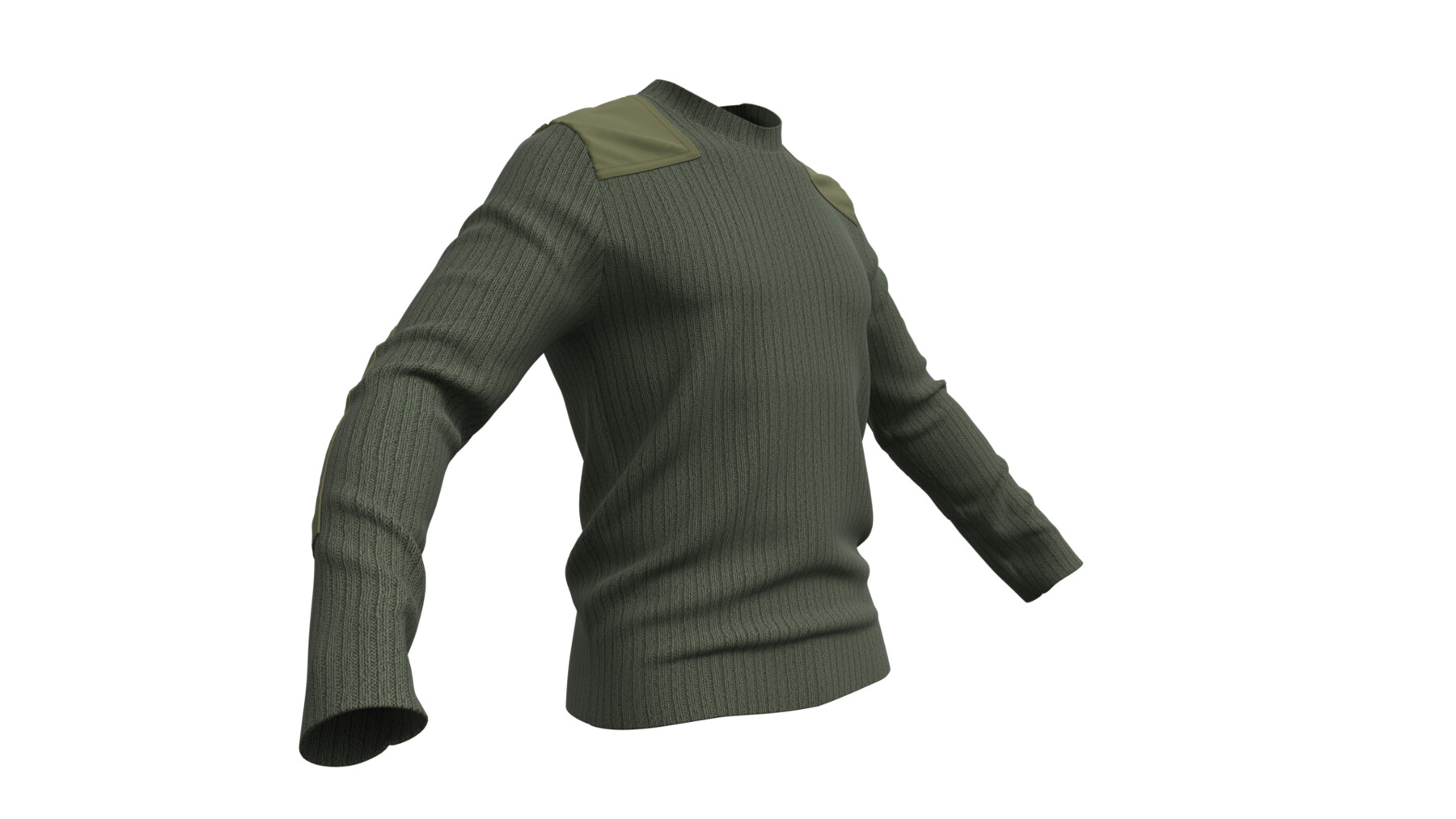 ArtStation - Military Sweater GI Style Acrylic Commando (Marvelous ...