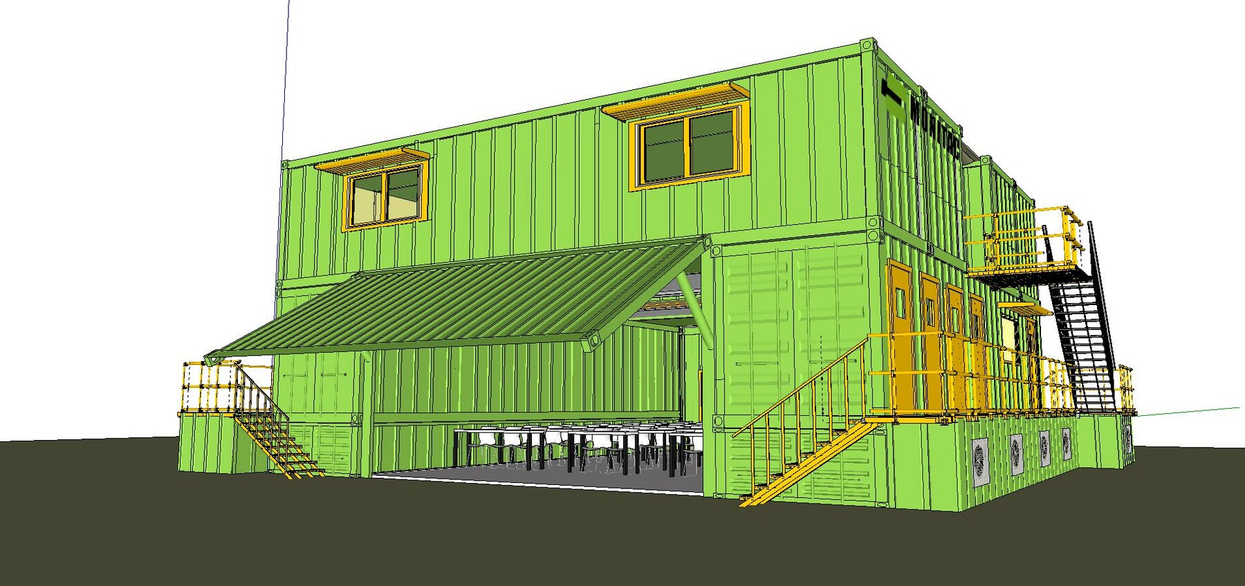 ArtStation - City Simple Art Building-Container-0243 | Resources