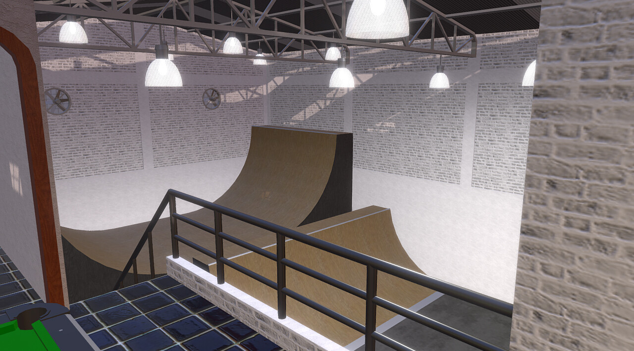 ArtStation - Bar / indoor skatepark / game lounge | Resources
