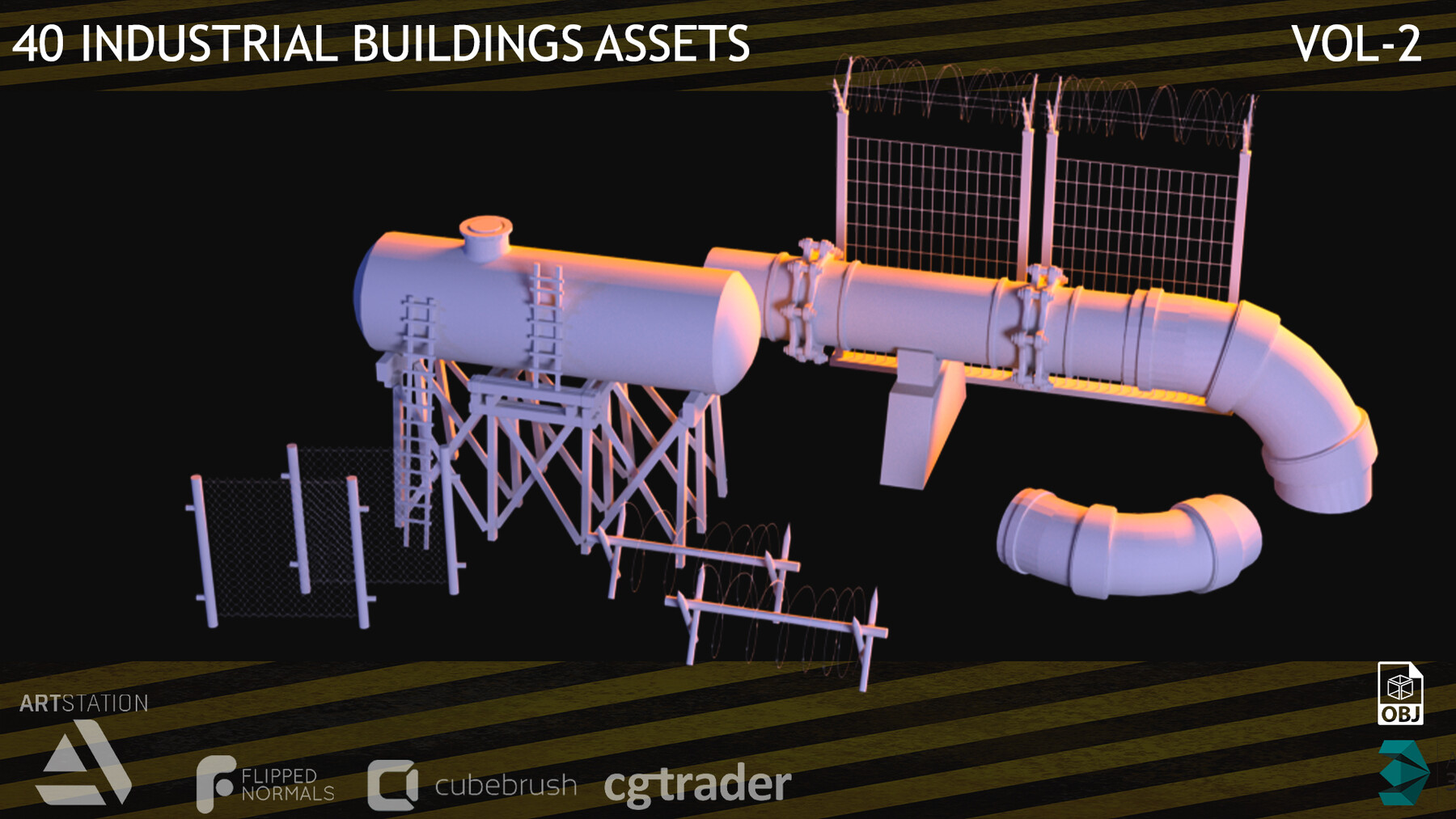 ArtStation - industrial assets - vol2 | Game Assets