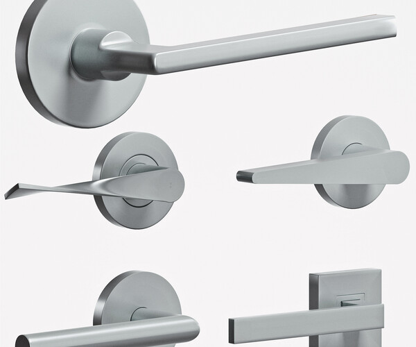 ArtStation - Basic Handles door 6 Materials | Resources