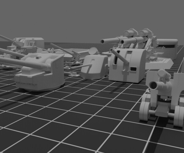 ArtStation - WW2 Weapon Pack 1 | Game Assets