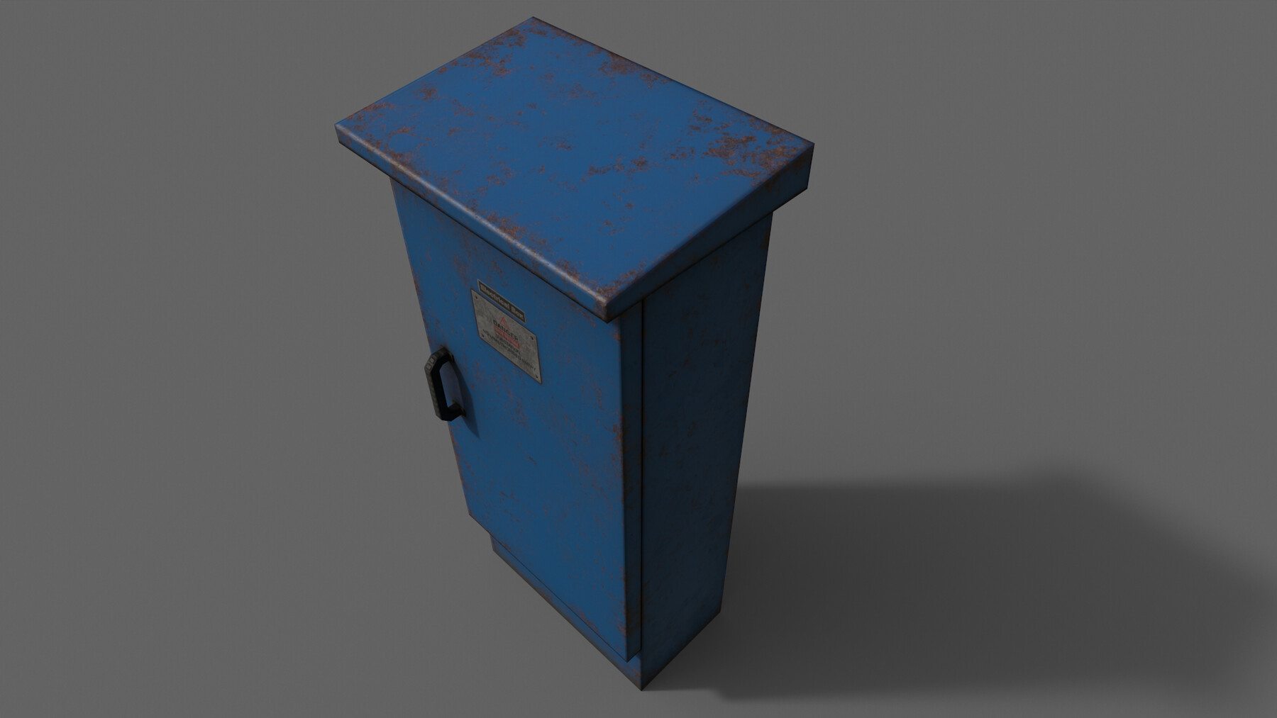 ArtStation - PBR Electric Box (Blue) Ver.5 | Game Assets