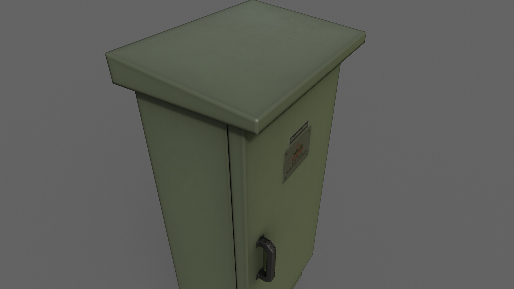 ArtStation - PBR Electric Box (DarkGreen) Ver.5 | Game Assets