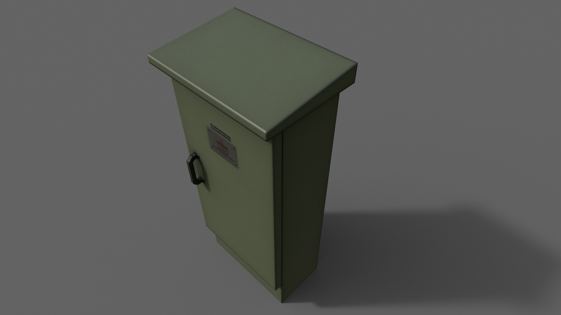 ArtStation - PBR Electric Box (DarkGreen) Ver.5 | Game Assets