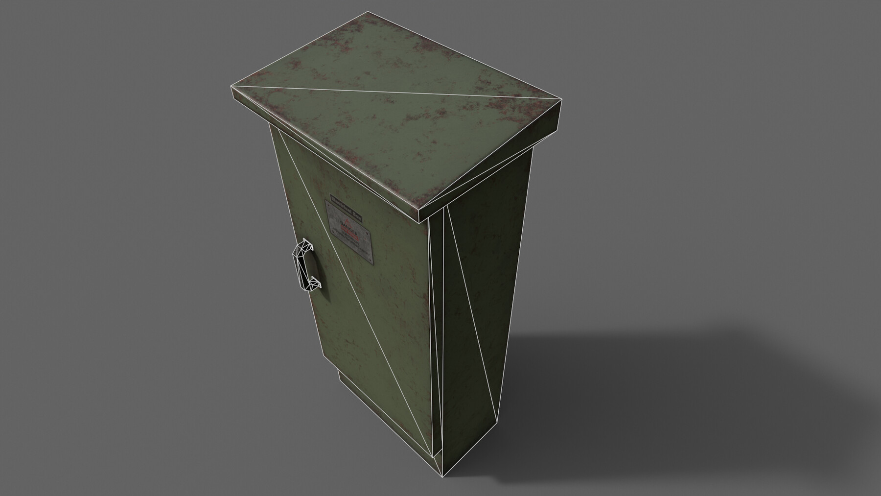 ArtStation - PBR Electric Box (DarkGreen) Ver.5 | Game Assets