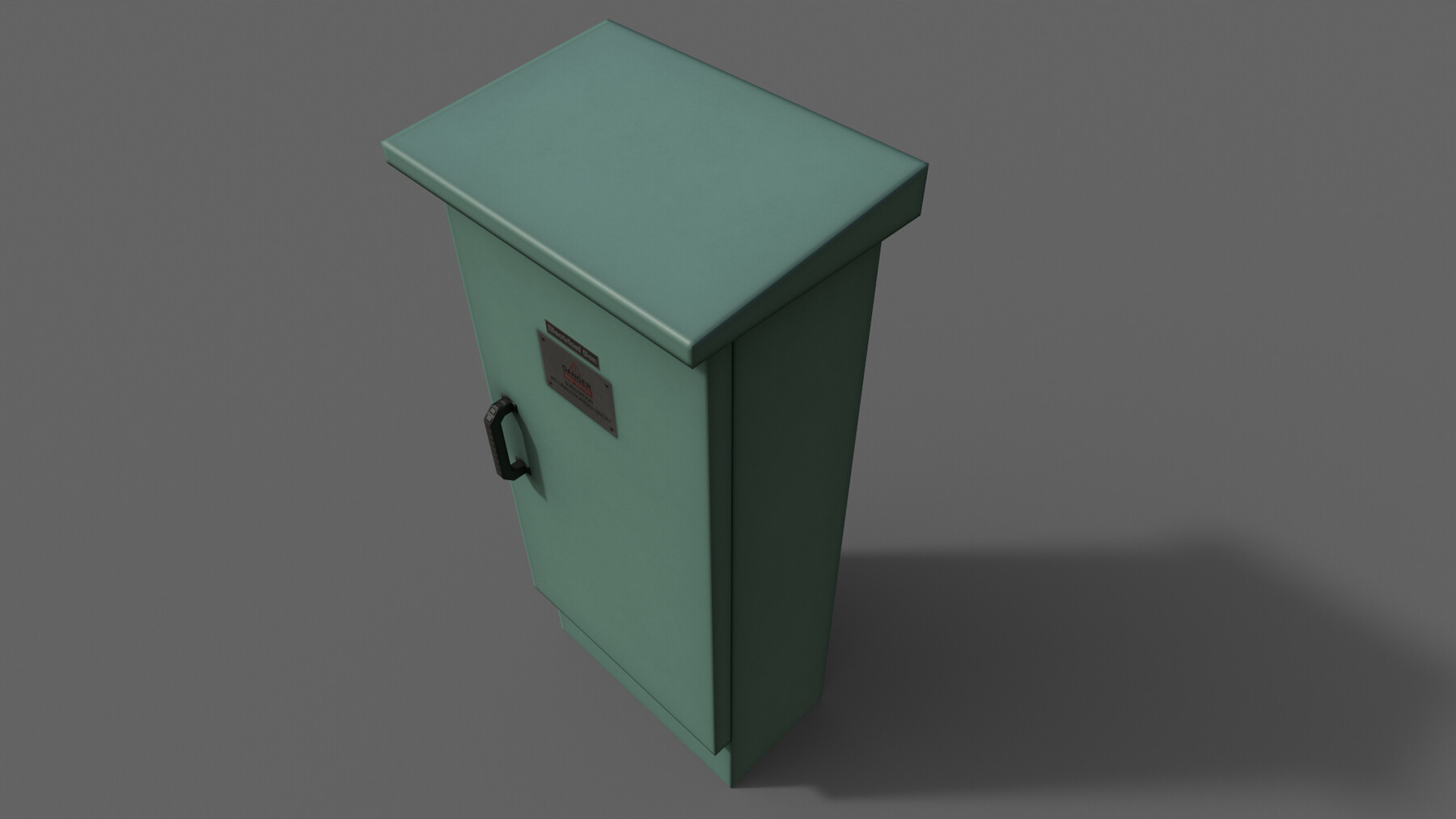 ArtStation - PBR Electric Box (Green) Ver.5 | Game Assets
