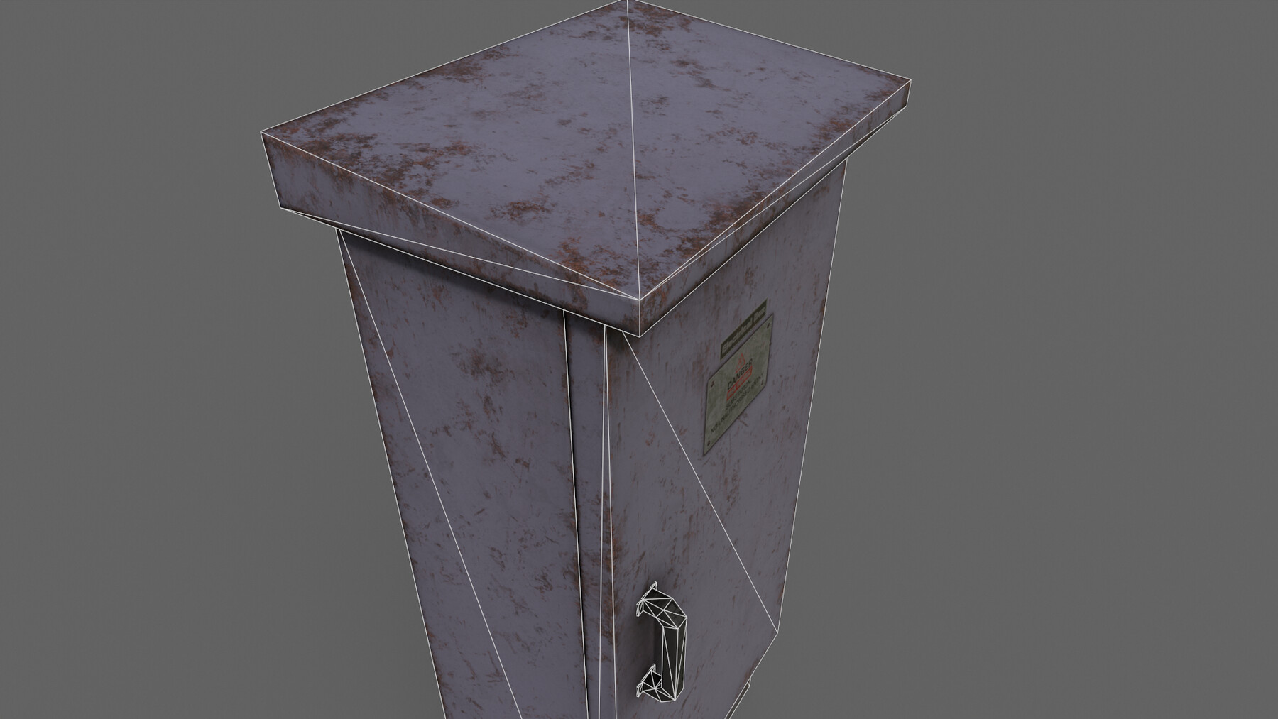 ArtStation - PBR Electric Box (Purple) Ver.5 | Game Assets