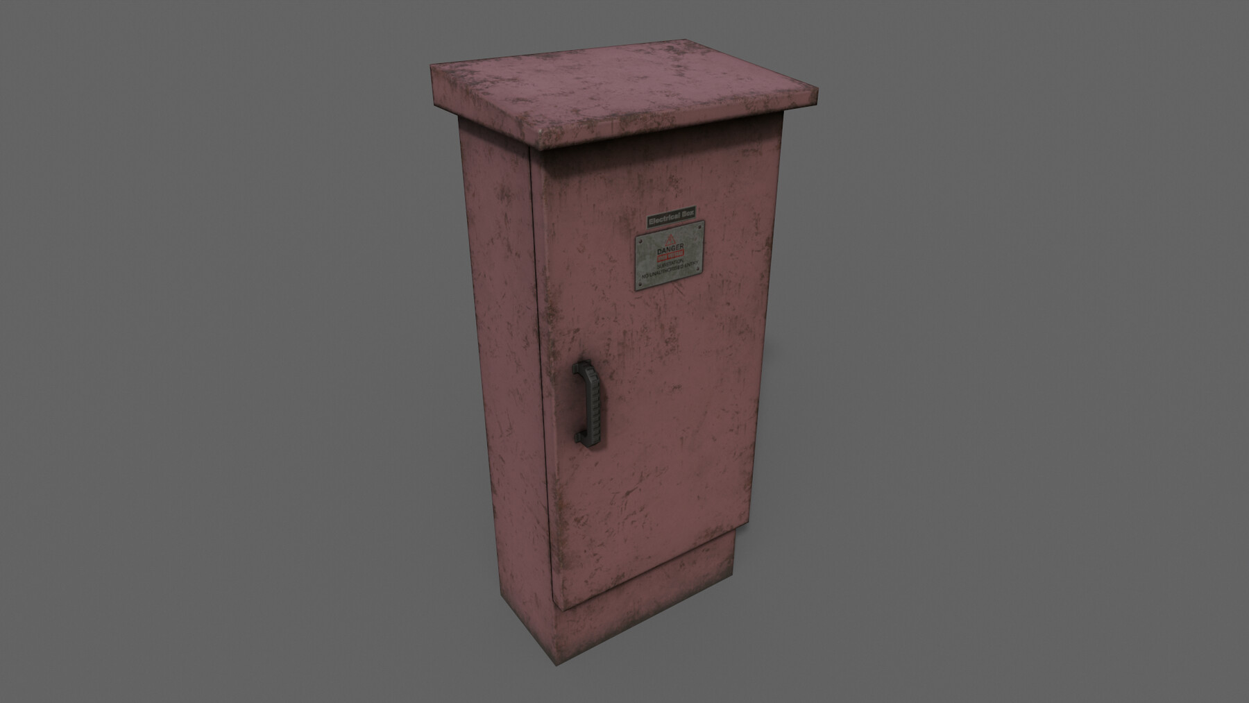 ArtStation - PBR Electric Box (Red) Ver.5 | Game Assets