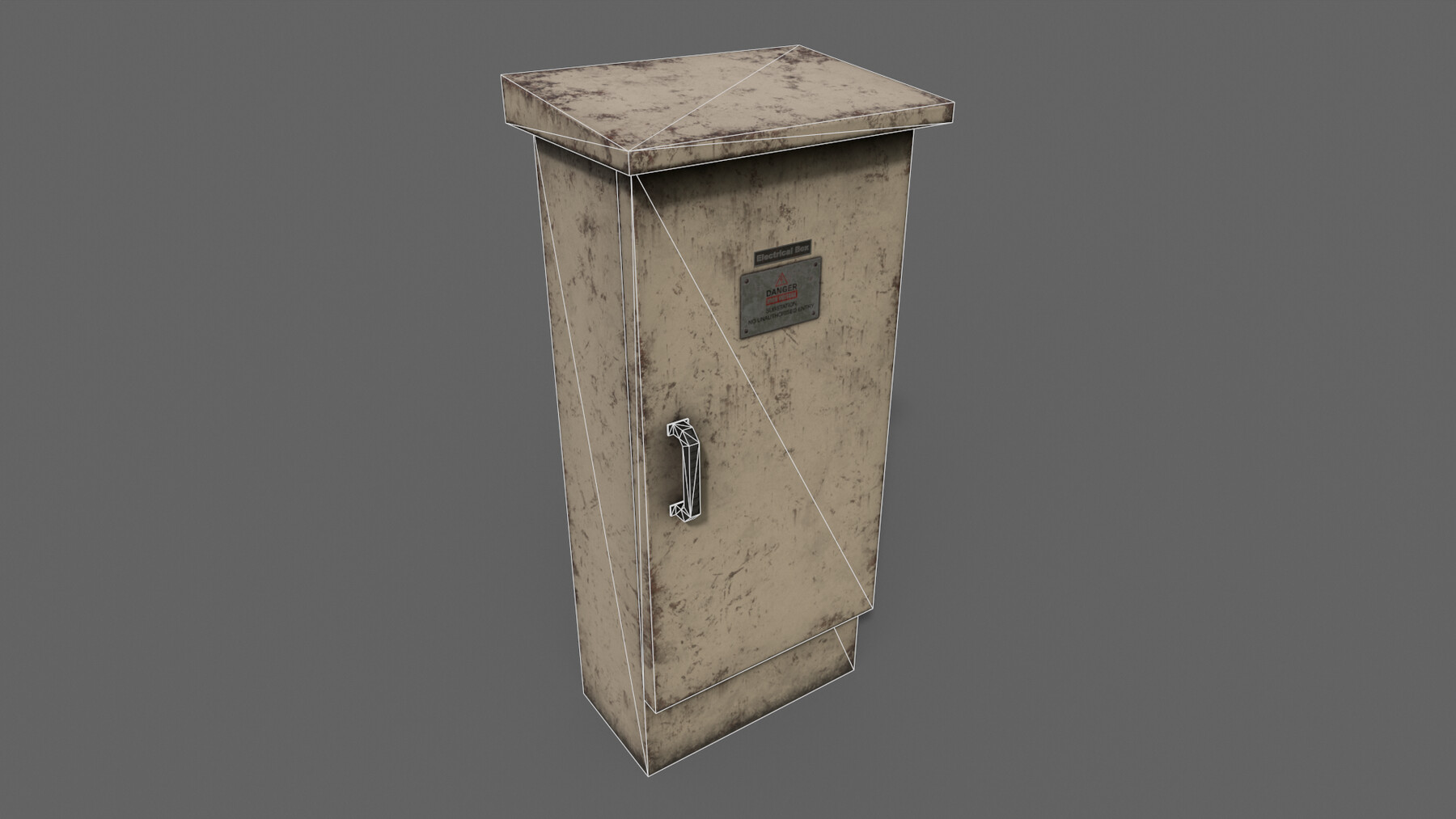 ArtStation - PBR Electric Box (BoneWhite) Ver.5 | Game Assets