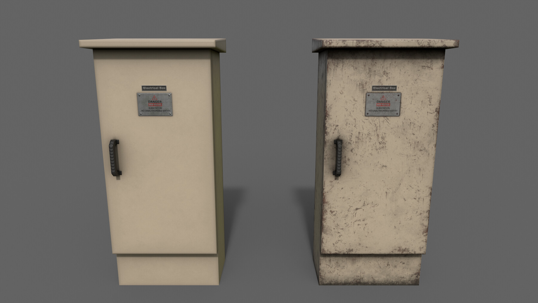 ArtStation - PBR Electric Box Ver.5 | Game Assets