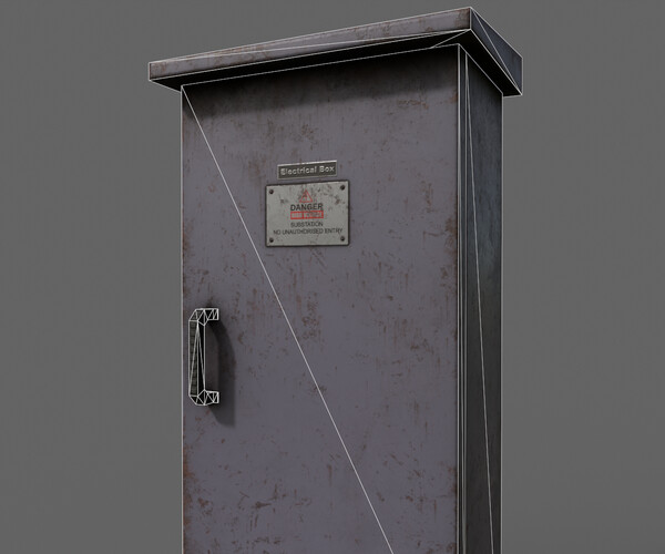ArtStation - PBR Electric Box Ver.5 | Game Assets