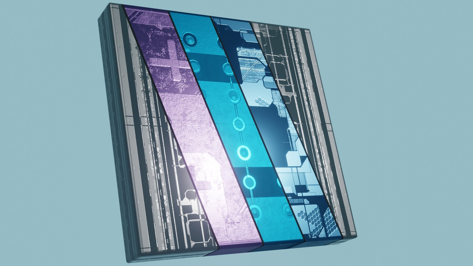 ArtStation - 50 Handcrafted 4K Greeble, Tech, Trim and Panel Maps Pack ...