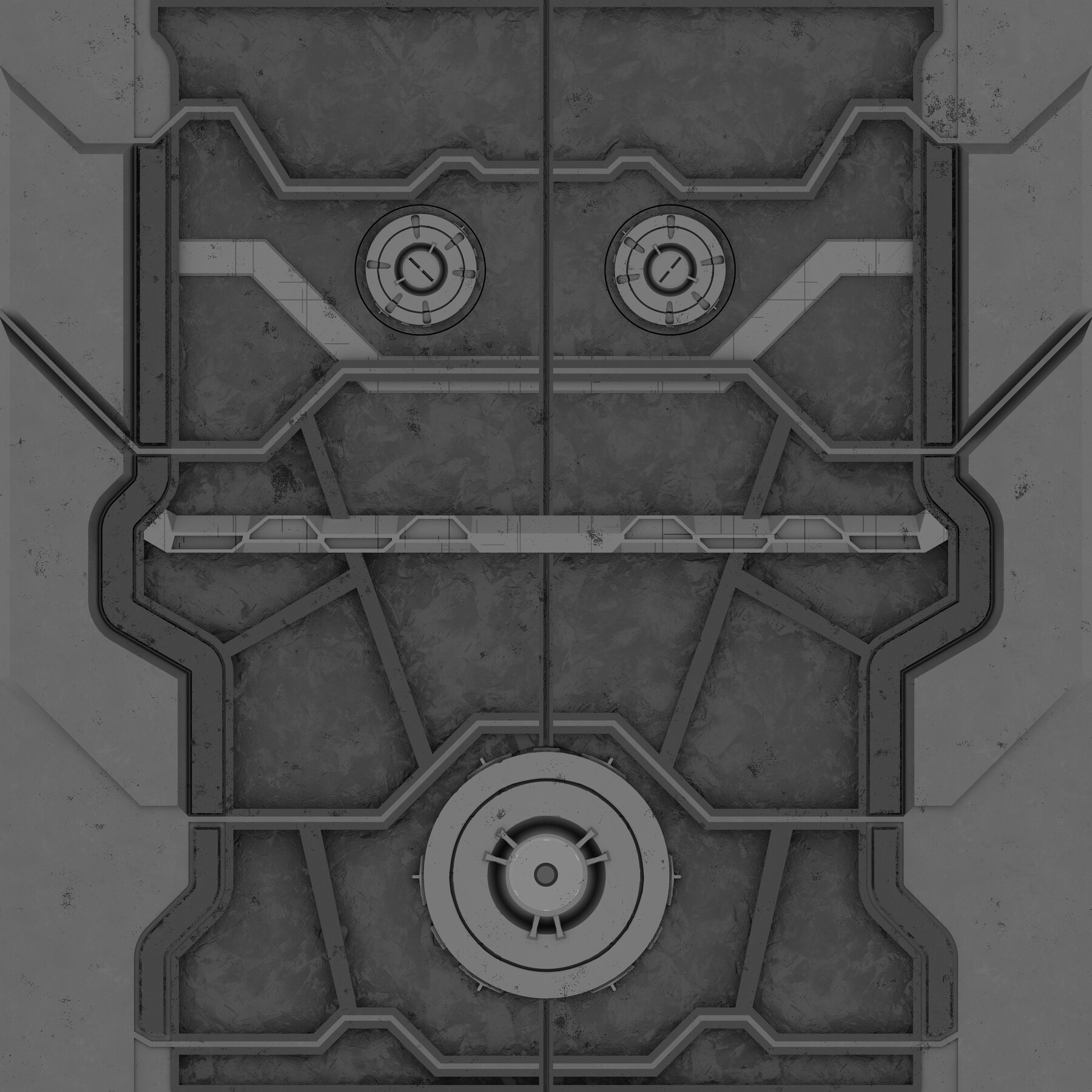 ArtStation - 50 Handcrafted 4K Greeble, Tech, Trim and Panel Maps Pack ...