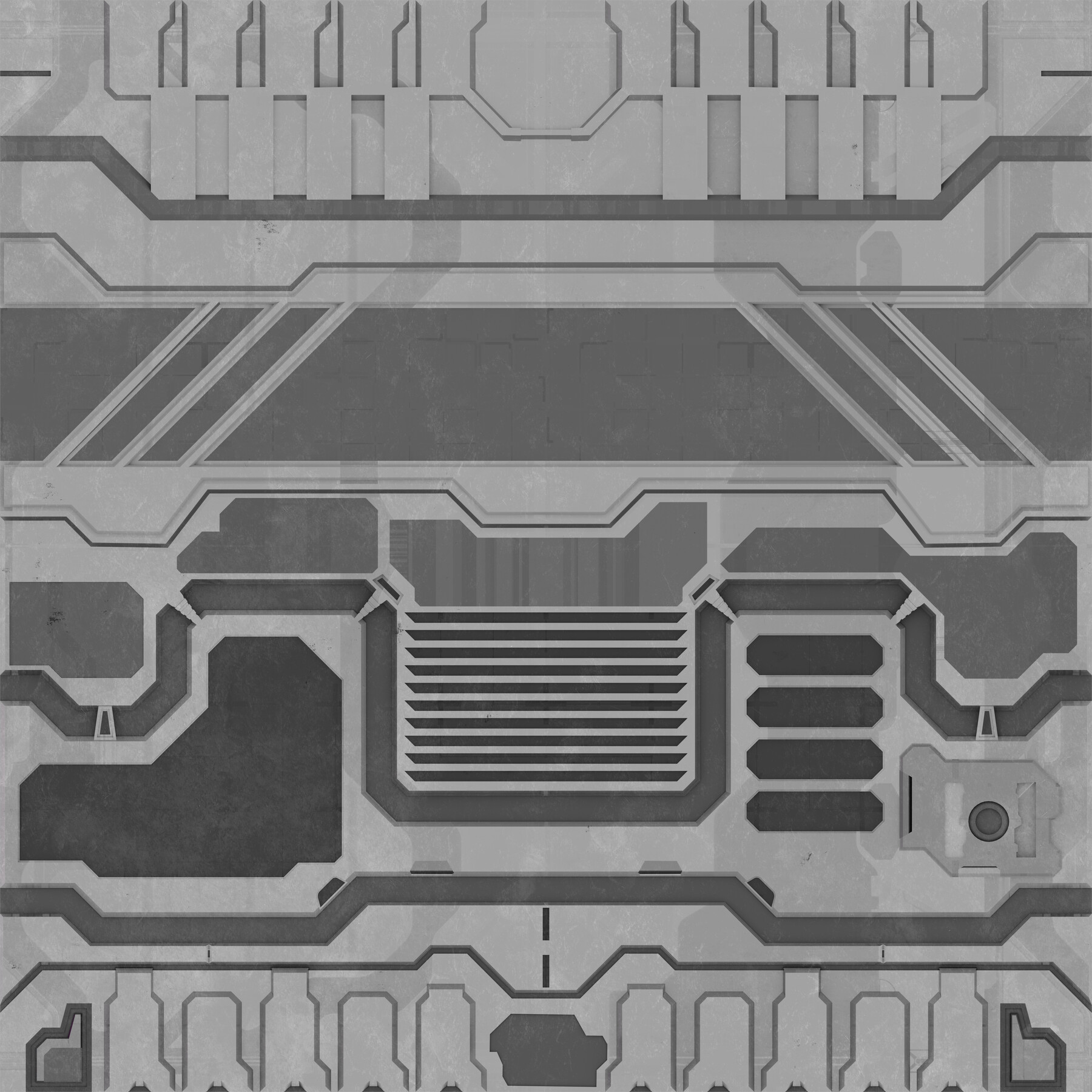 ArtStation - 50 Handcrafted 4K Greeble, Tech, Trim and Panel Maps Pack ...