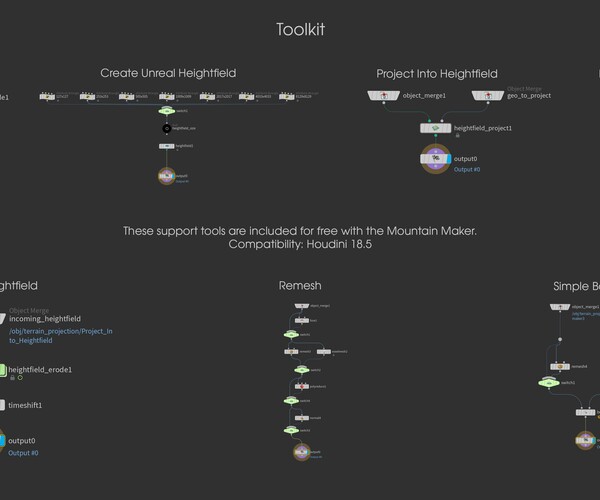 ArtStation - Mountain Maker HDA | Resources