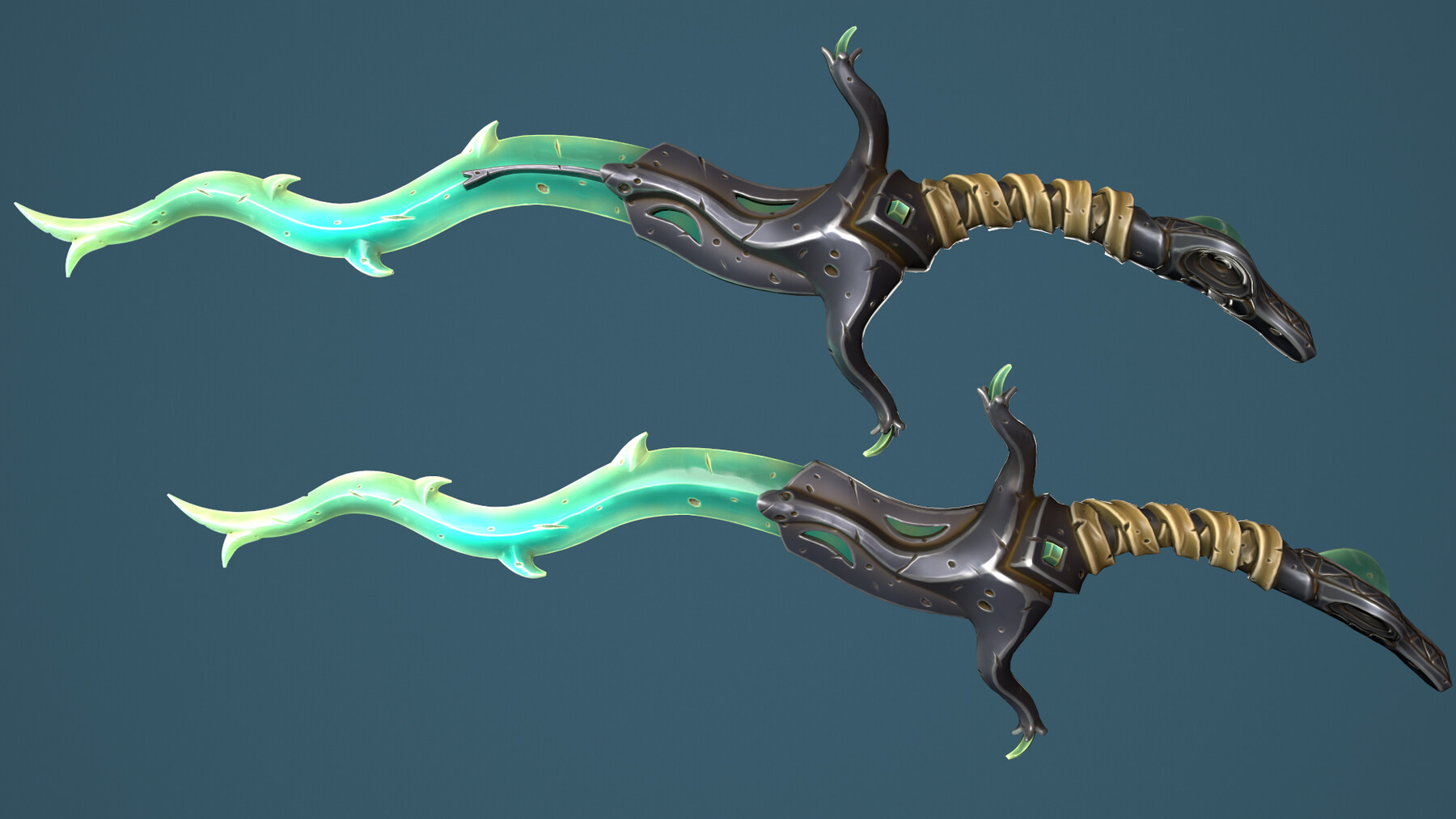ArtStation - Fantasy snake weapons collection | Game Assets
