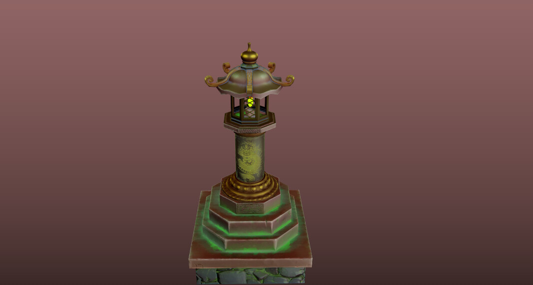 ArtStation - Japanese Lantern gameready stylized | Game Assets