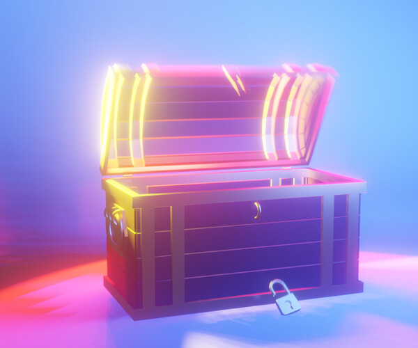 ArtStation - Animated Stylized Chest | Game Assets