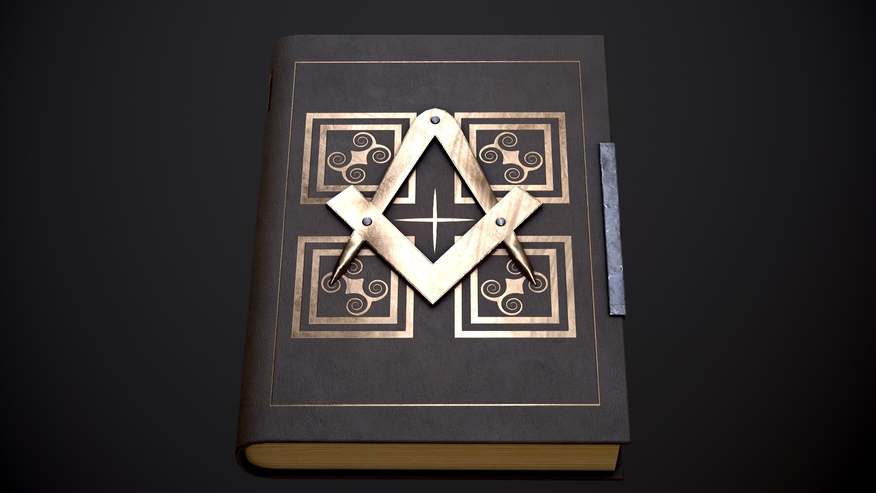ArtStation - Book with the sign of the Freemason in four versions ...