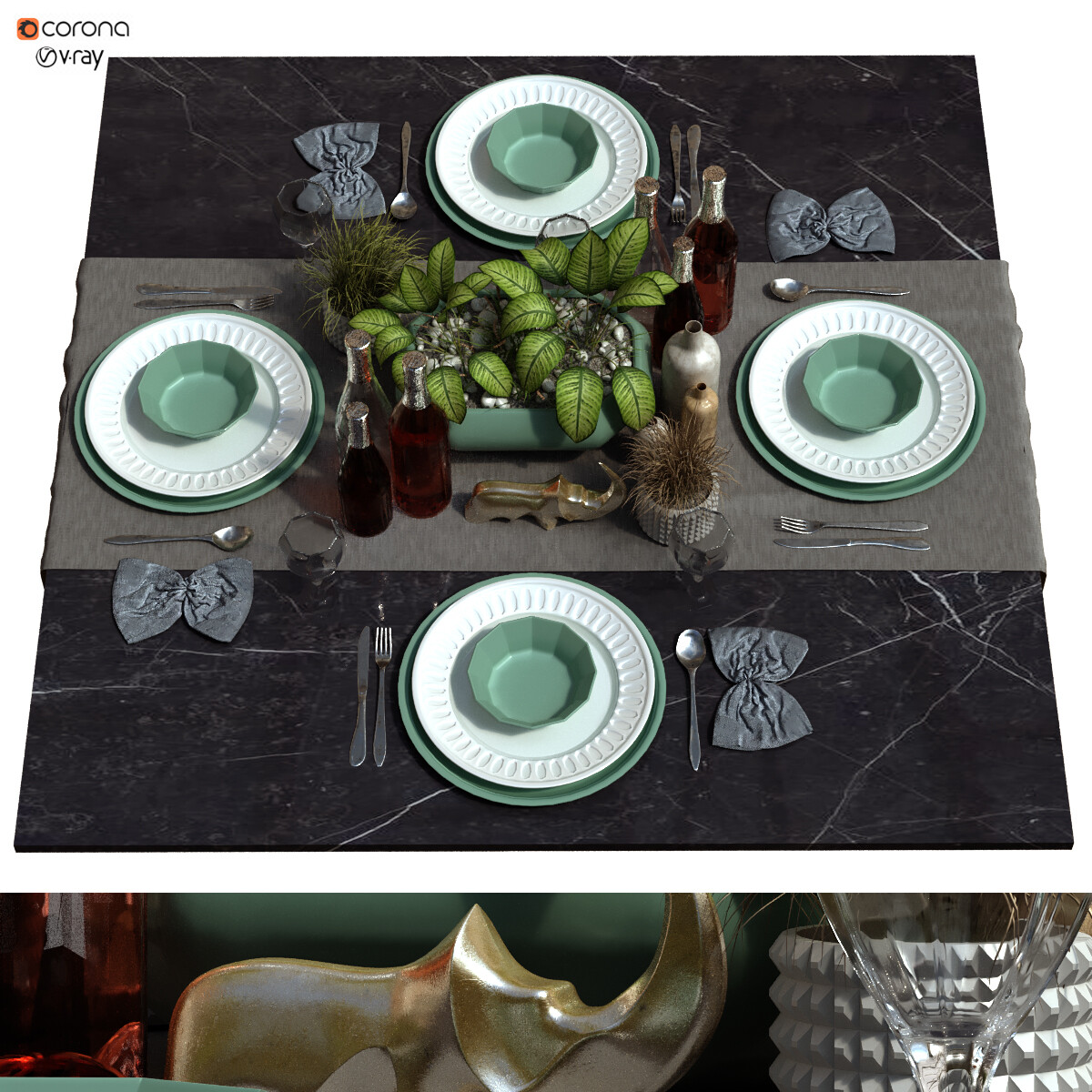 ArtStation - table setting collection vol.02 | Resources