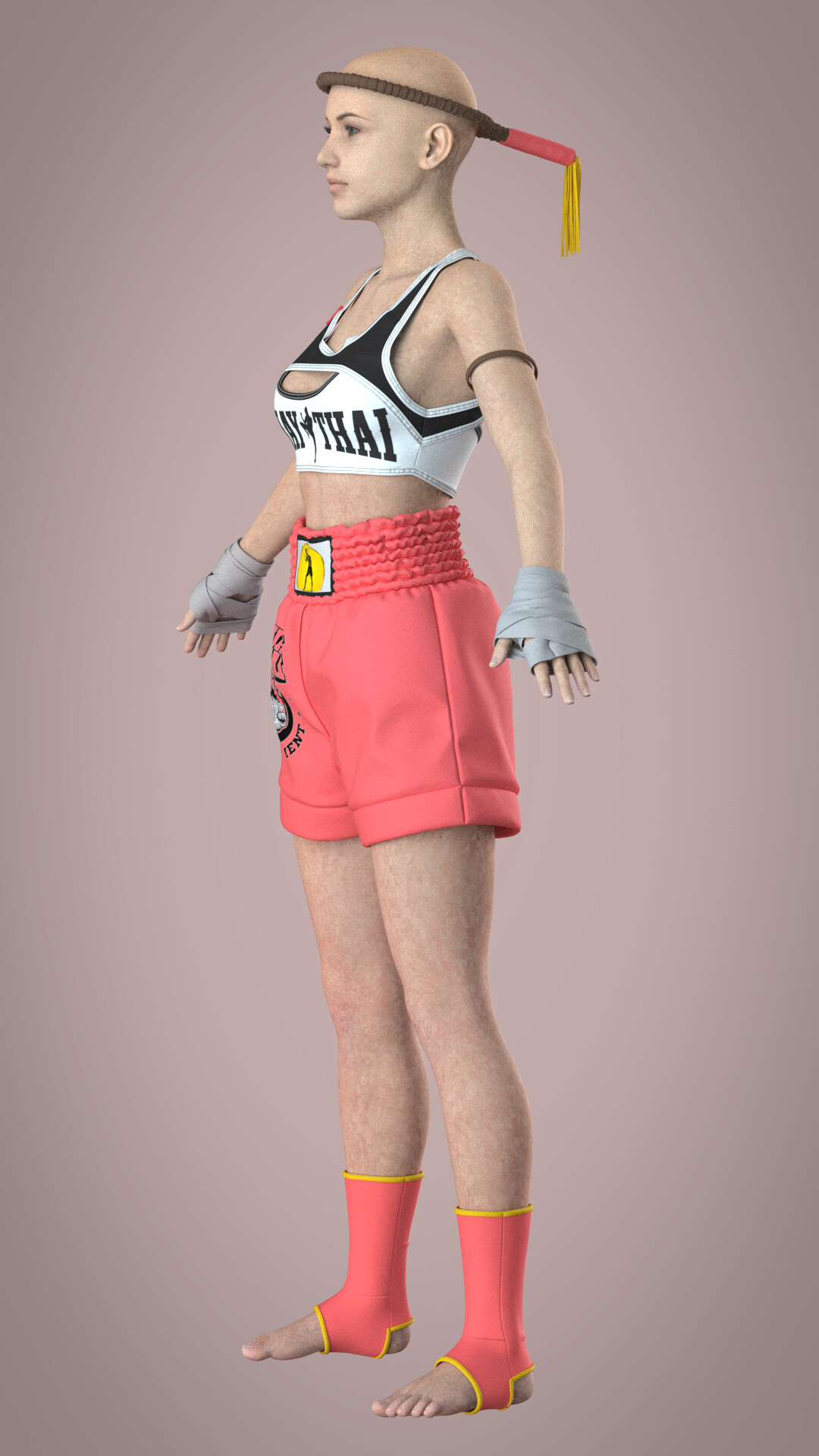ArtStation - Muay Thai Women Outfit | Game Assets