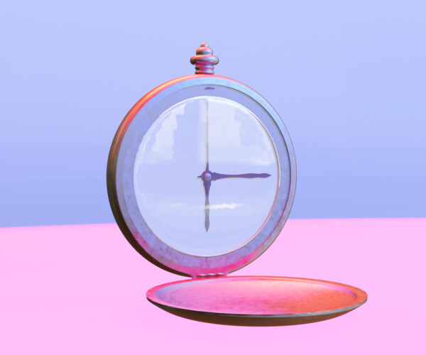 ArtStation - Low poly rigged pocket watch | Game Assets