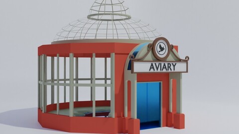 ArtStation - Aviary Bird House | Game Assets