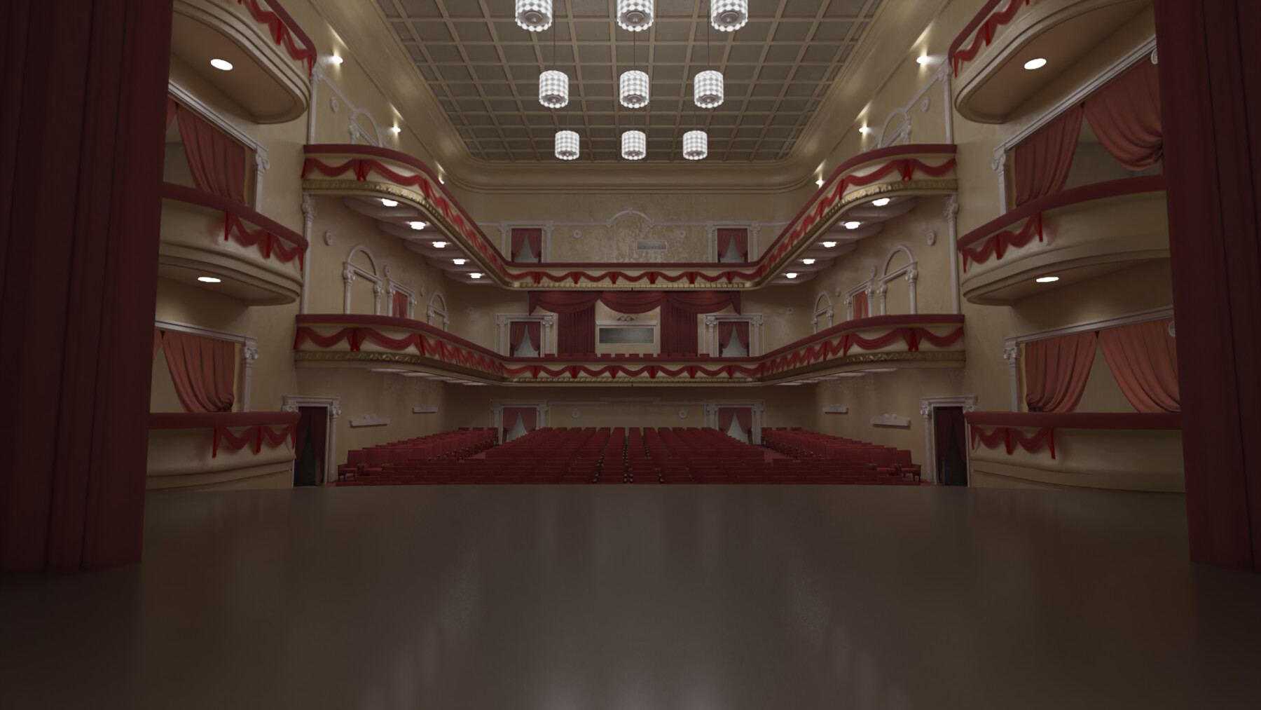 ArtStation - theater realistic | Artworks