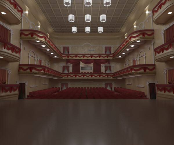 ArtStation - theater realistic | Artworks