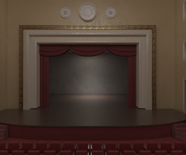 ArtStation - theater realistic | Artworks