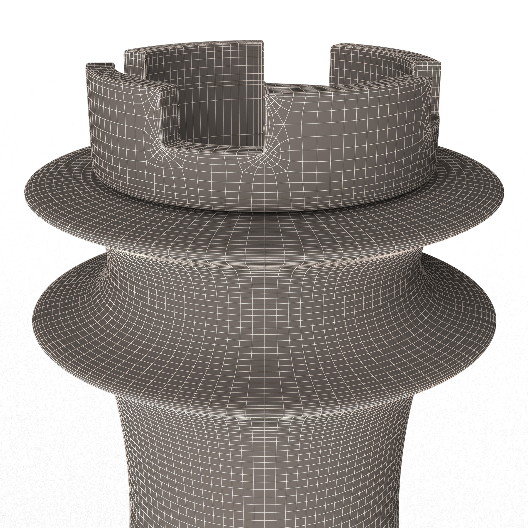 ArtStation - 3D Wooden Chess Rook | Resources